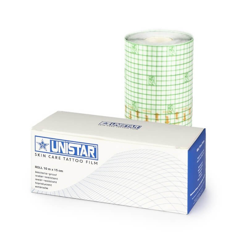 Unistar Skin Care apsauginė tattoo plėvelė (10 m x 15 cm) - Beauty Master